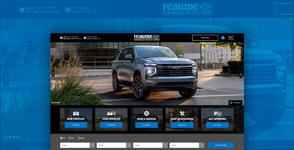 Reaume Chevrolet Buick GMC: New & Used GM Dealership | LaSalle, ON.